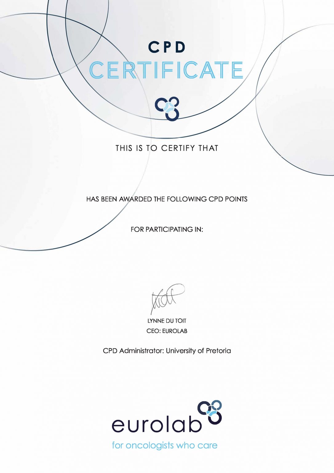 Healthcare Professional portal – Online CPD Pogramme